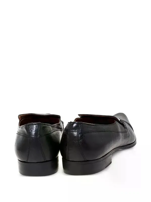 Dolce & Gabbana Logo-plaque Leather Loafers