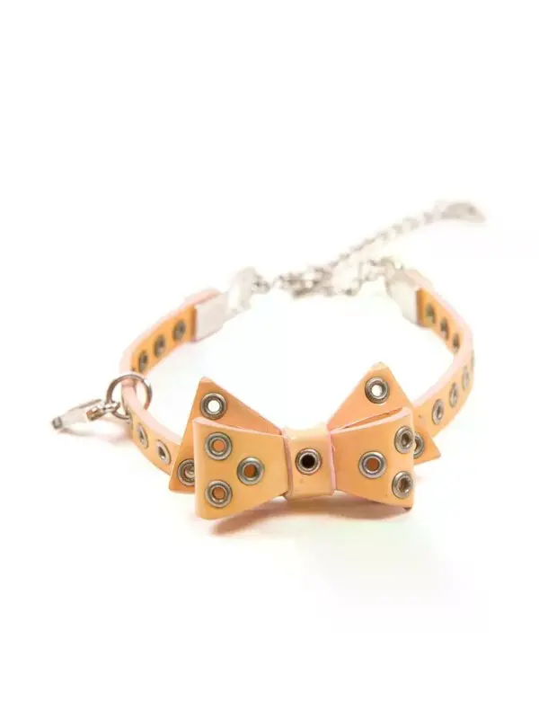 Dior 1990s Bow Bracelet - Orange