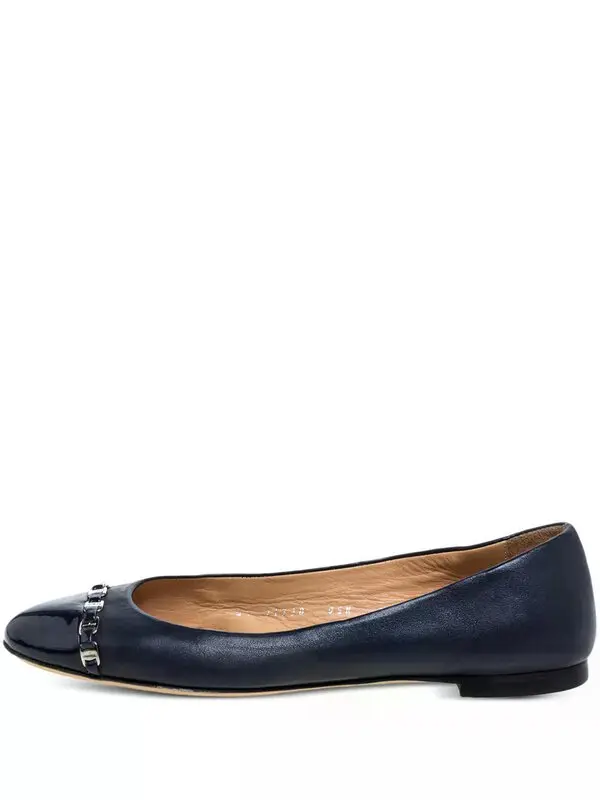 FERRAGAMO Chain-detail Ballet Flats