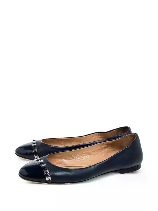 FERRAGAMO Chain-detail Ballet Flats