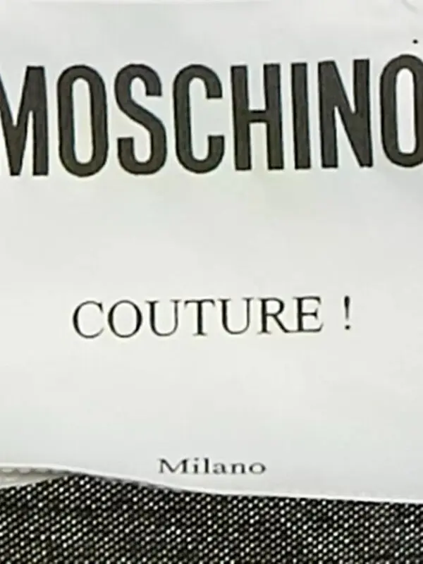Moschino Embellished-neckline Mini Dress