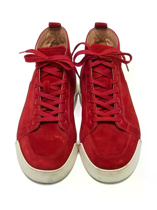 CHRISTIAN LOUBOUTIN Rankick Croc Embossed Leather Sneakers