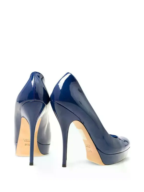 Gucci 125mm Patent-finish Pumps