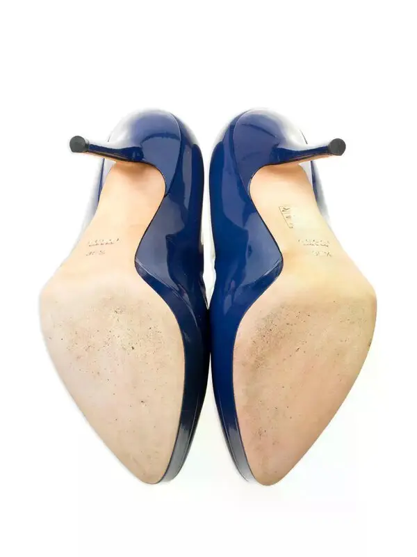 Gucci 125mm Patent-finish Pumps