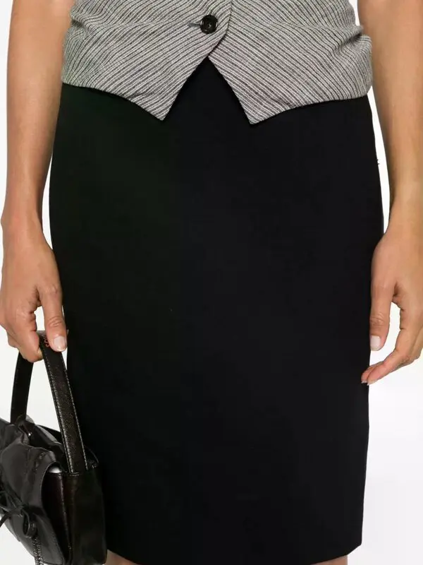 Dior 1990s Crepe Pencil Skirt