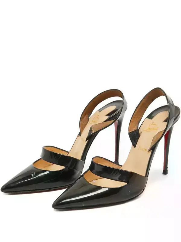 CHRISTIAN LOUBOUTIN Leather Heeled Pumps - Black