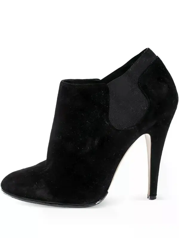 Casadei 115mm Elastic-panel Suede Boots