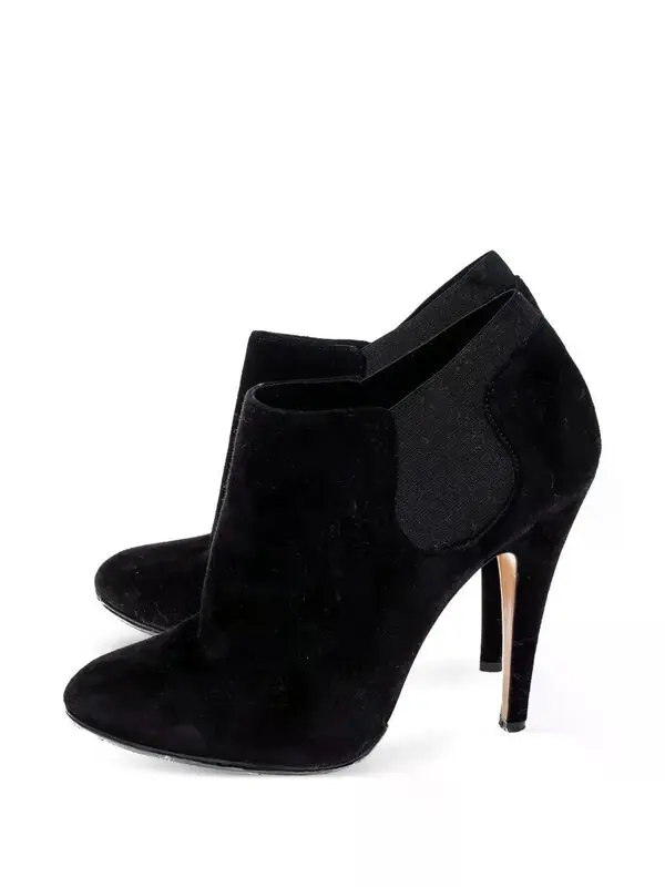 Casadei 115mm Elastic-panel Suede Boots