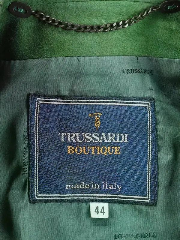 TRUSSARDI Suede Bomber Jacket