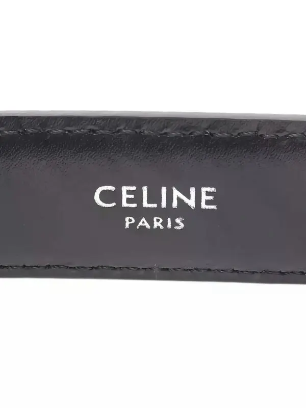 Celine Medium Triomphe Leather Belt