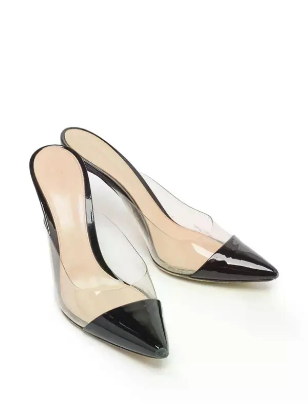 GIANVITO ROSSI 85mm Plexi Mules