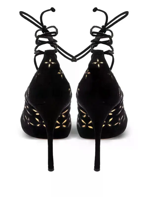 Alaïa 120mm Leather Heeled Sandals
