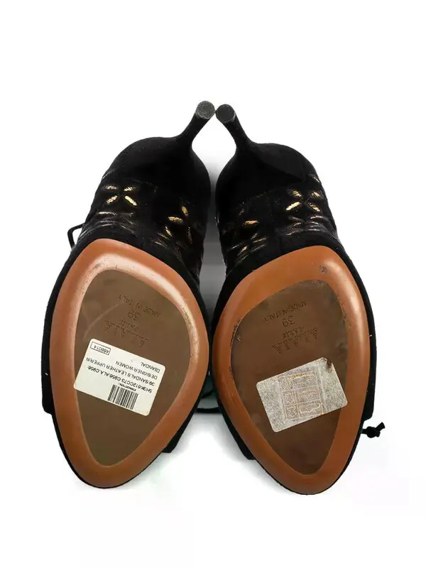 Alaïa 120mm Leather Heeled Sandals