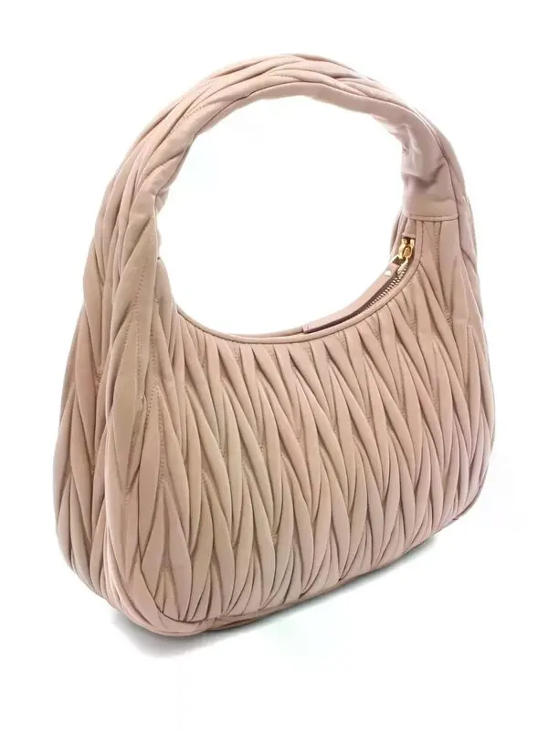 Miu Miu Matelassé Mew Wonder Handbag - Pink