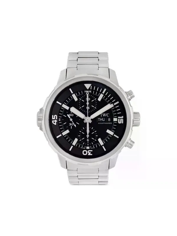 IWC SCHAFFHAUSEN Aquatimer 44mm Chronograph Watch - Black