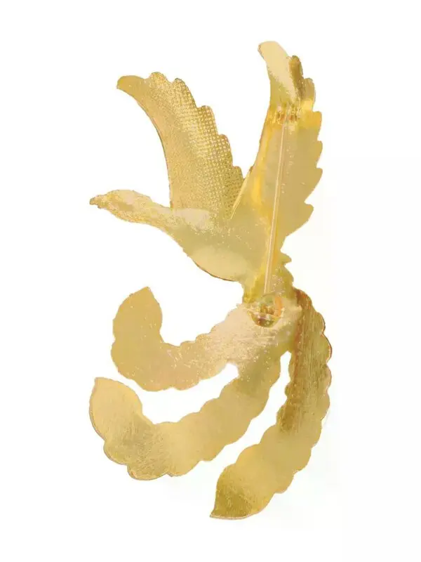 SUSAN CAPLAN 1980s Paradise Bird Brooch - Blue
