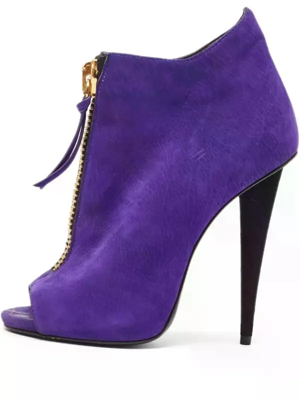 GIUSEPPE ZANOTTI 130mm Leather Ankle Boots