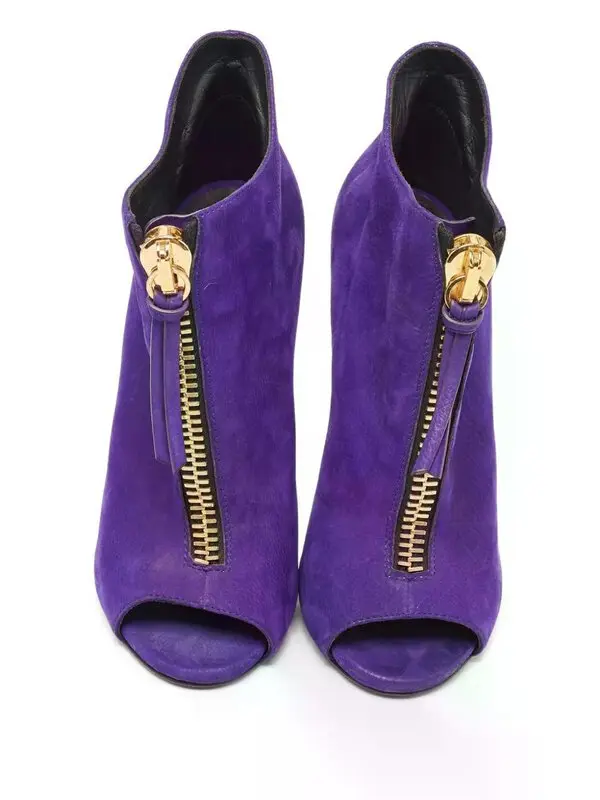 GIUSEPPE ZANOTTI 130mm Leather Ankle Boots