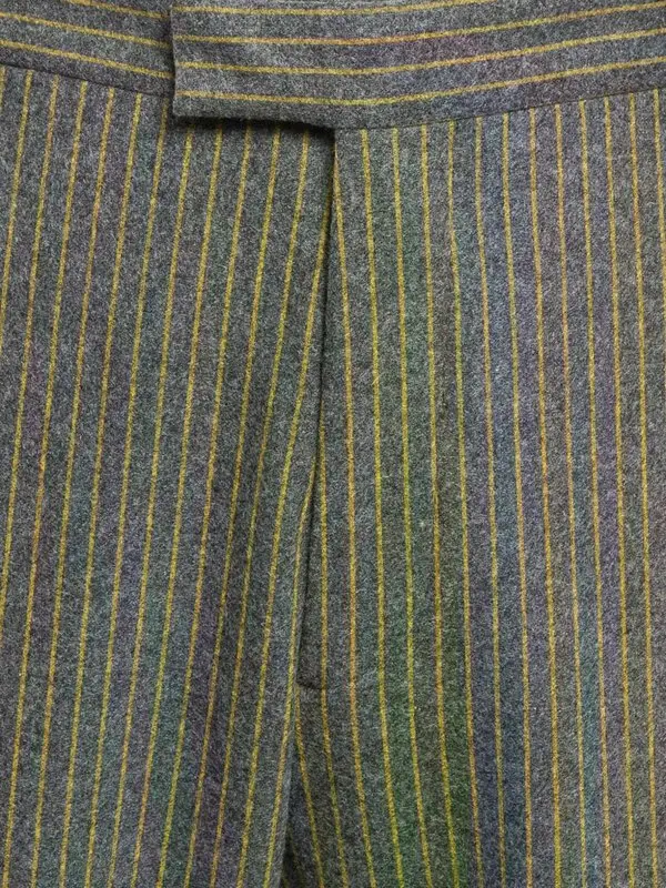 Etro Pinstripe Wool-blend Trousers