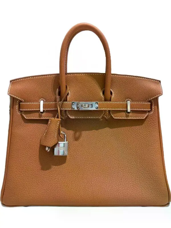 Hermès Birkin 25 Togo Palladium Hardware - Brown