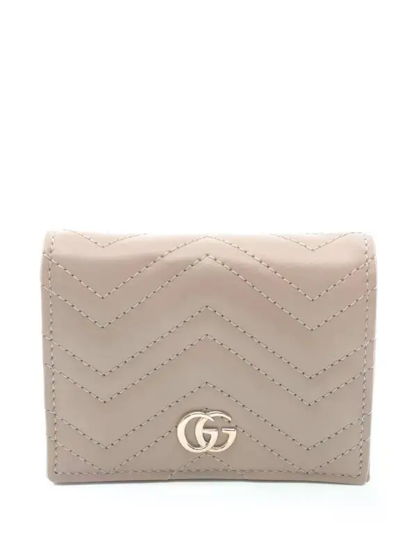 Gucci 2020s Gg Marmont Bi-fold Wallet - Grey