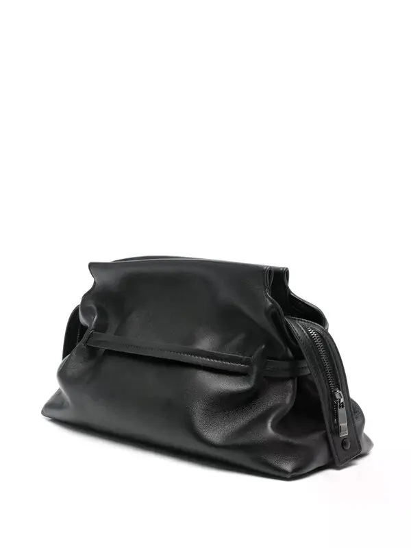 Off-White Zip Tie Clutch Bag - Black