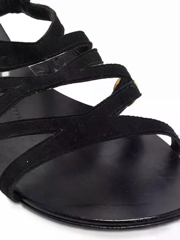 GIUSEPPE ZANOTTI Suede Flat Sandals