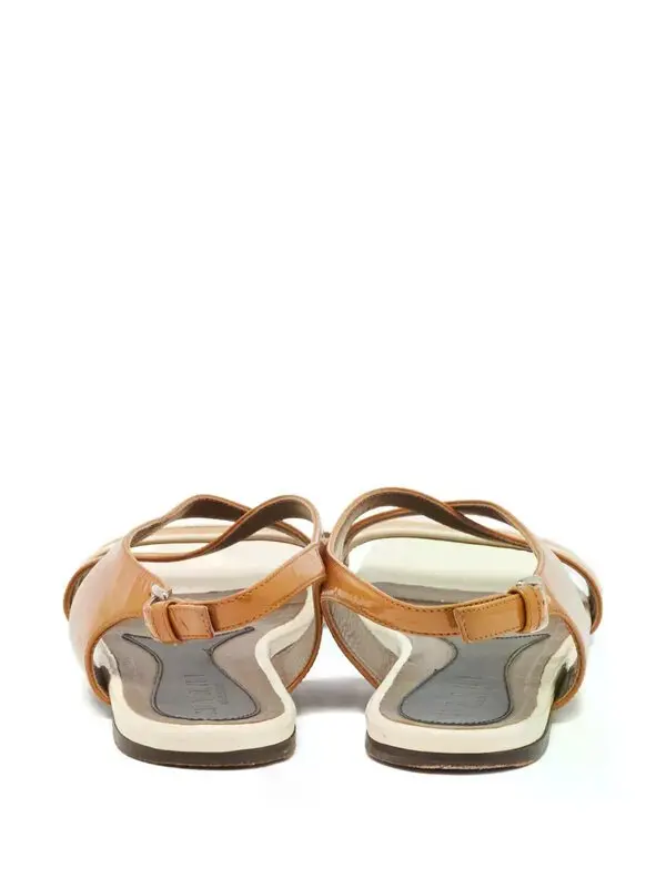 Marni Patent Leather Flat Sandals