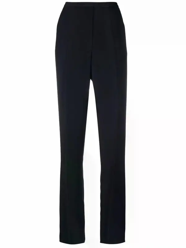 Gianfranco Ferre 1990s High-waisted Tailored Silk-blend Trousers