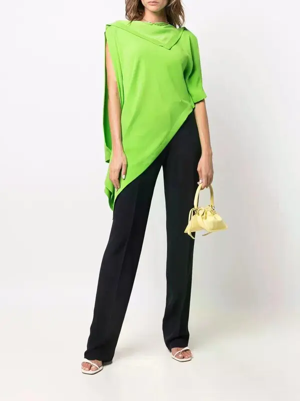 Gianfranco Ferre 1990s High-waisted Tailored Silk-blend Trousers