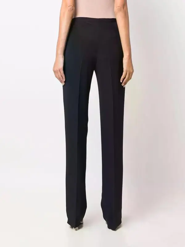 Gianfranco Ferre 1990s High-waisted Tailored Silk-blend Trousers