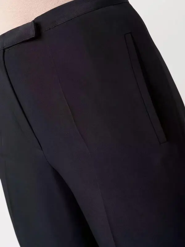Gianfranco Ferre 1990s High-waisted Tailored Silk-blend Trousers