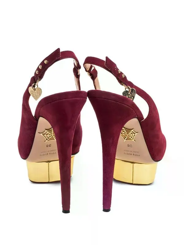 CHARLOTTE OLYMPIA 150mm Platform Slingback Pumps