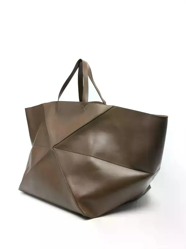 Loewe Xl Puzzle Fold Tote Bag - Brown