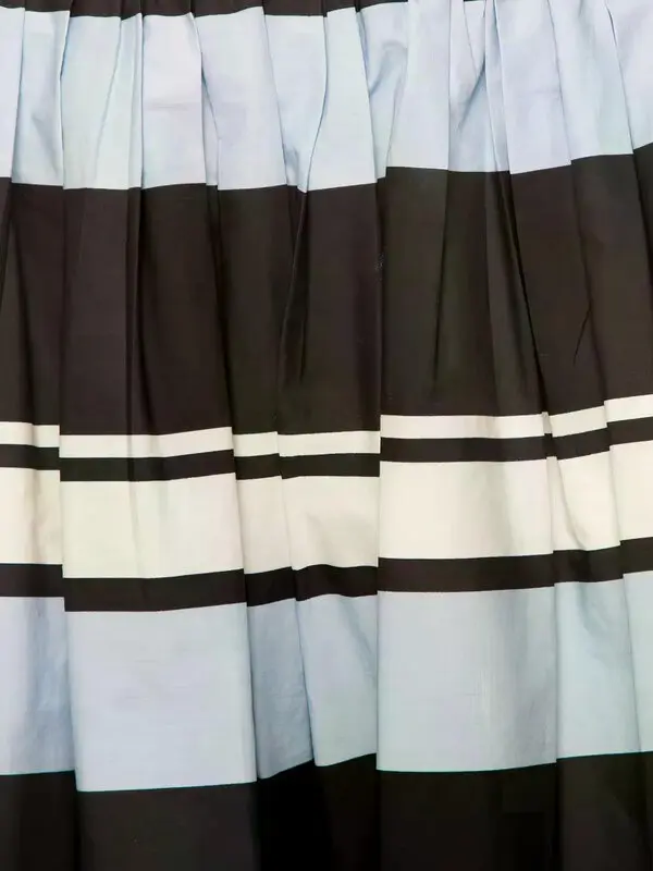 Dolce & Gabbana Striped Pleated Skirt