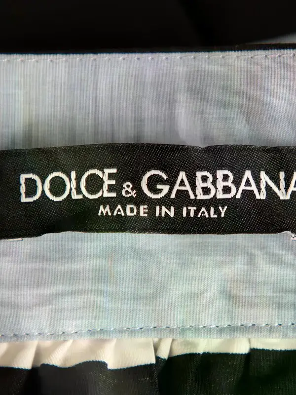 Dolce & Gabbana Striped Pleated Skirt
