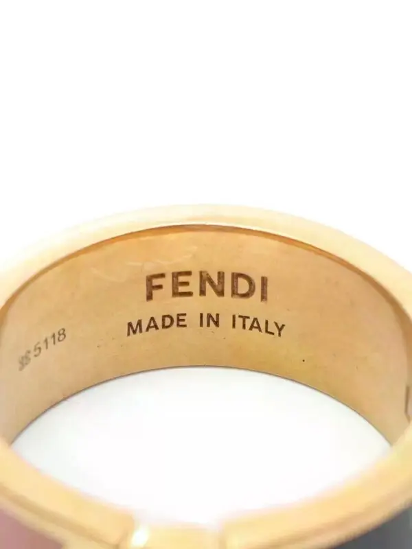 Fendi 10s Logo-detail Ring