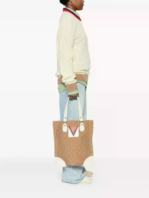 LOUIS VUITTON 2005 Mini Lin Monogram Canvas Tote Bag