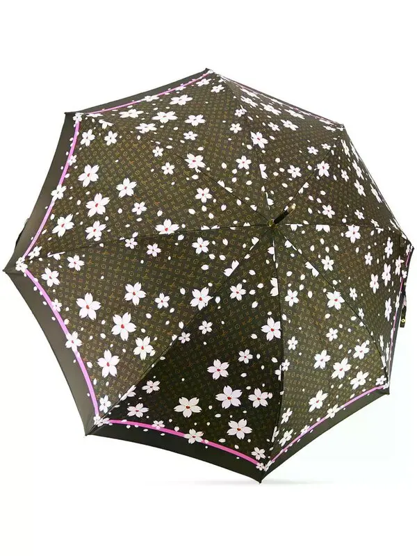 LOUIS VUITTON X Takashi Murakami Cherry Blossom Umbrella - Brown