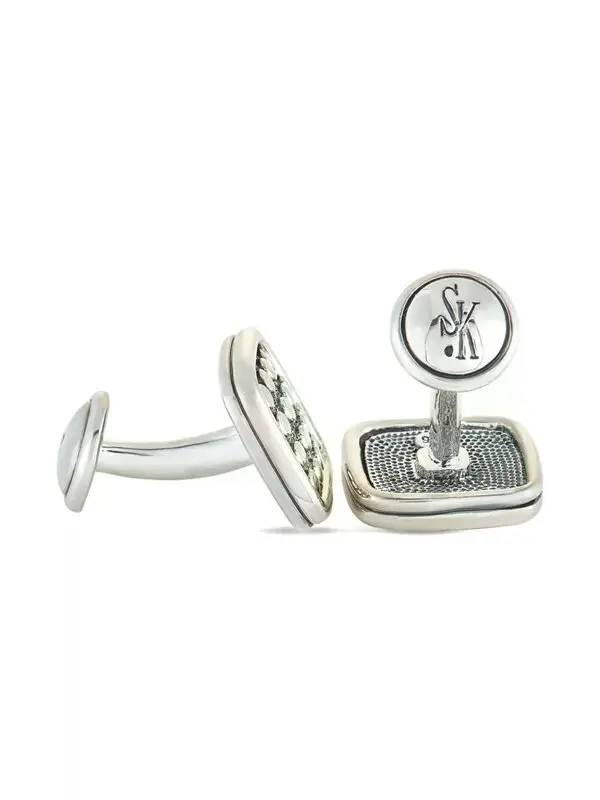 SCOTT KAY Sterling Square Cufflinks - Silver