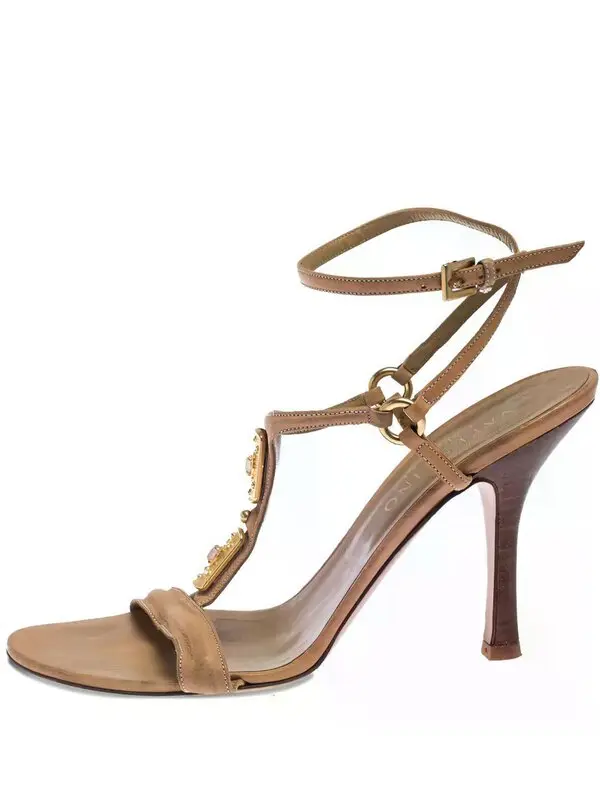 Valentino Garavani 100mm Ellis Leather Sandals
