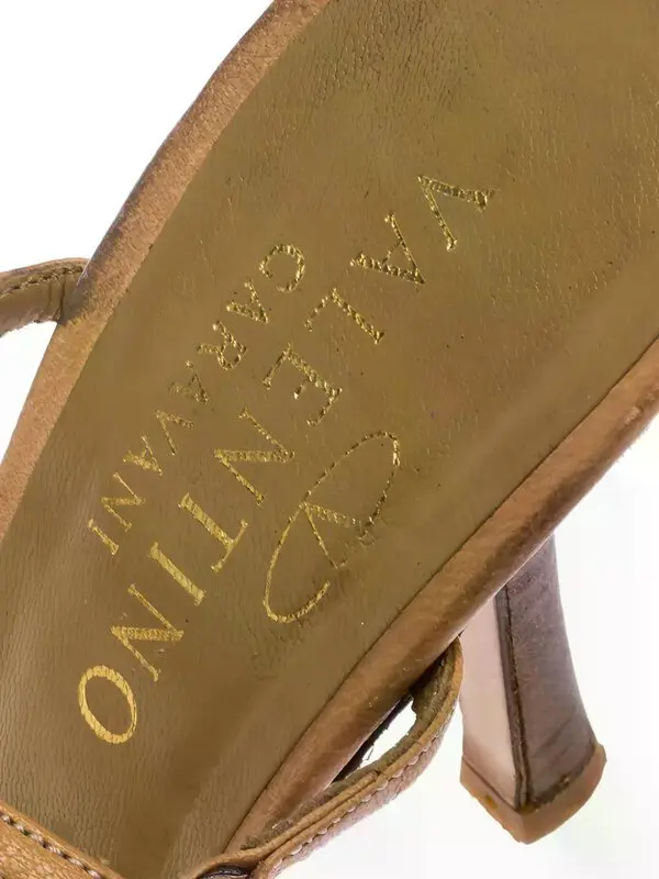 Valentino Garavani 100mm Ellis Leather Sandals