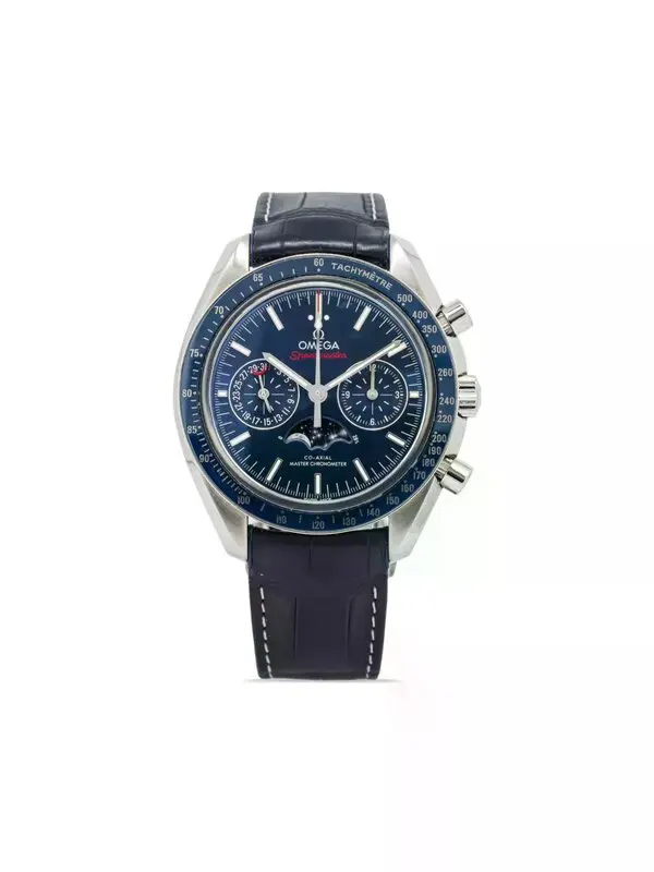 Omega Speedmaster 44mm Chronograph Watch - Blue