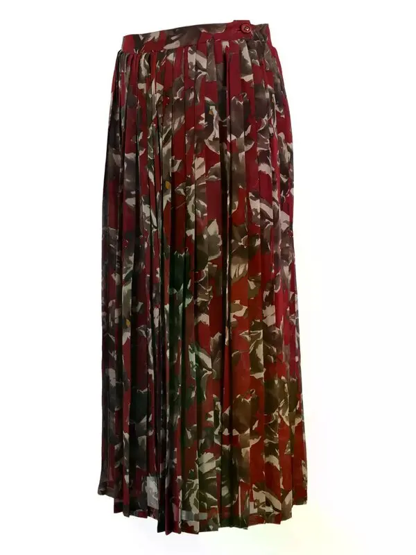 Gucci 1970s Pleated Maxi Skirt