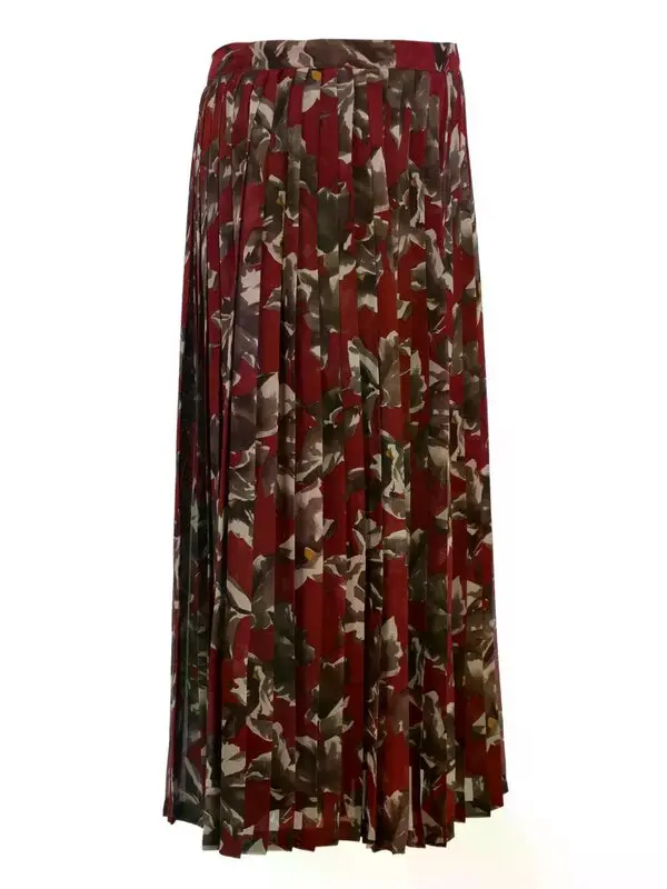 Gucci 1970s Pleated Maxi Skirt