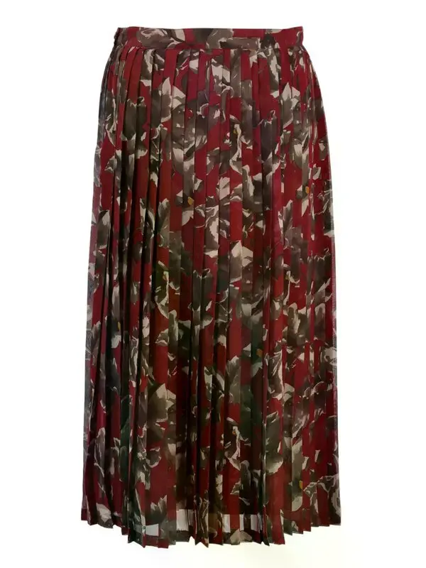 Gucci 1970s Pleated Maxi Skirt
