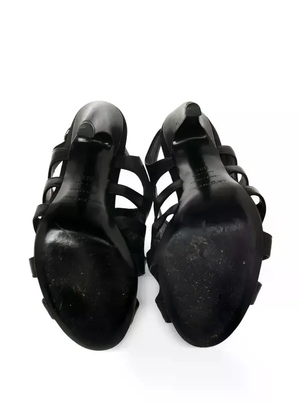 SERGIO ROSSI 110mm Patent Leather Cutout Sandals