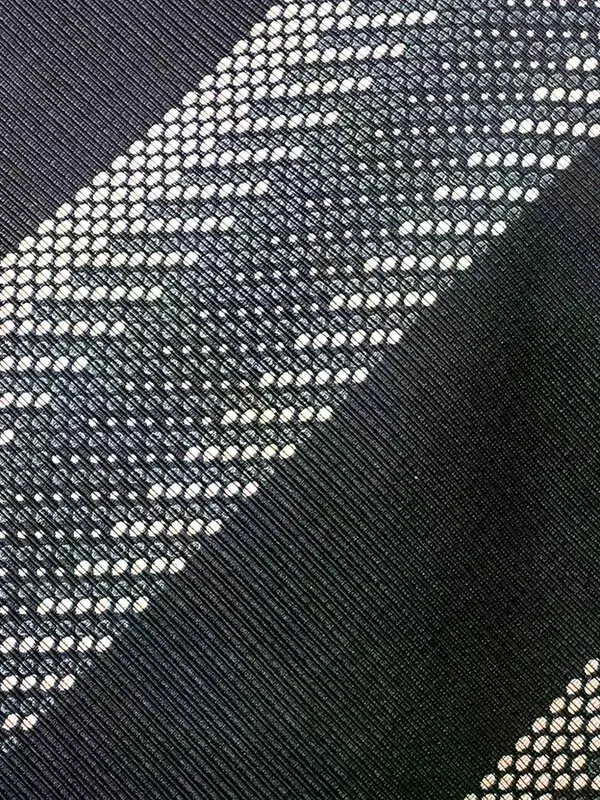 Giorgio Armani Striped Silk Tie - Black