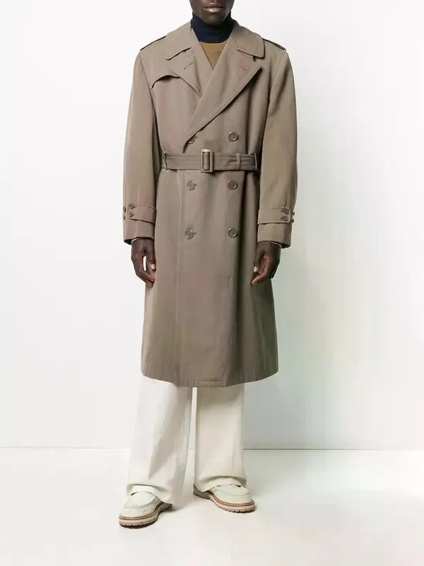 A.N.G.E.L.O. VINTAGE CULT 1950s Double-breasted Wool Trench Coat