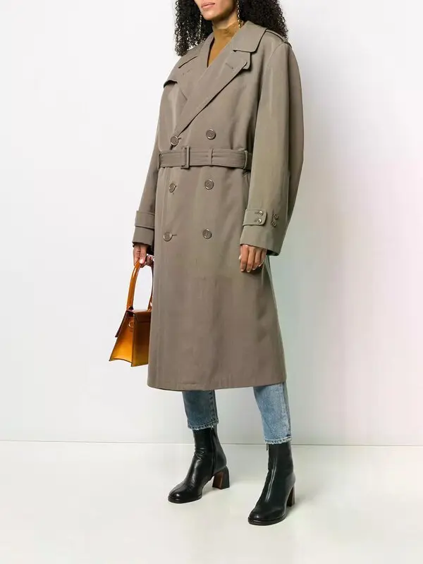 A.N.G.E.L.O. VINTAGE CULT 1950s Double-breasted Wool Trench Coat